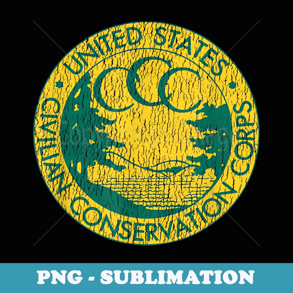 Civilian Conservation Corps CCC Logo Retro Distressed 1930s | Inspire ...
