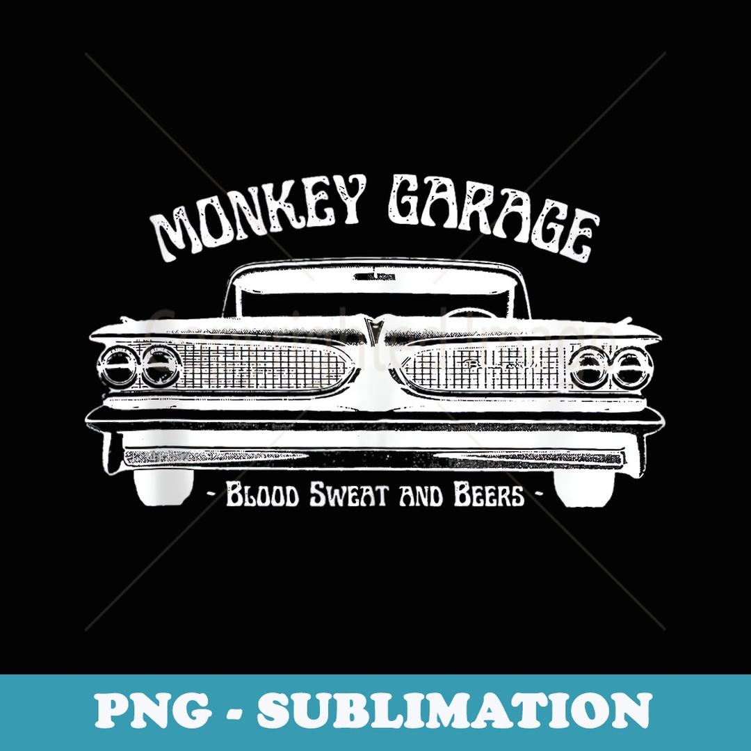 Monkey Garage Gas Station Blood and Beers - Unique Sublimati | Inspire ...