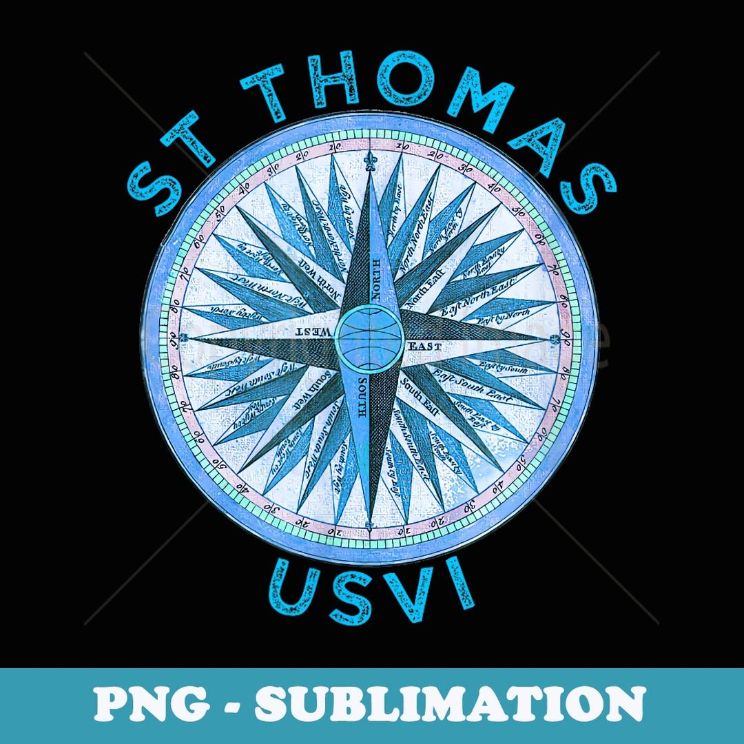 St Thomas Design Vintage St Thomas, USVI Compass Rose - Uniq | Inspire ...