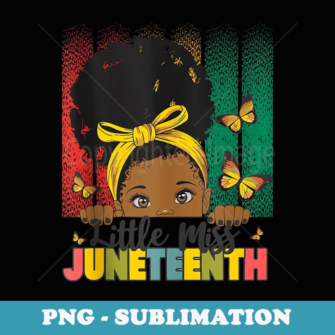 Little Miss Juneteenth Girl Toddler Black History - Stylish | Inspire ...