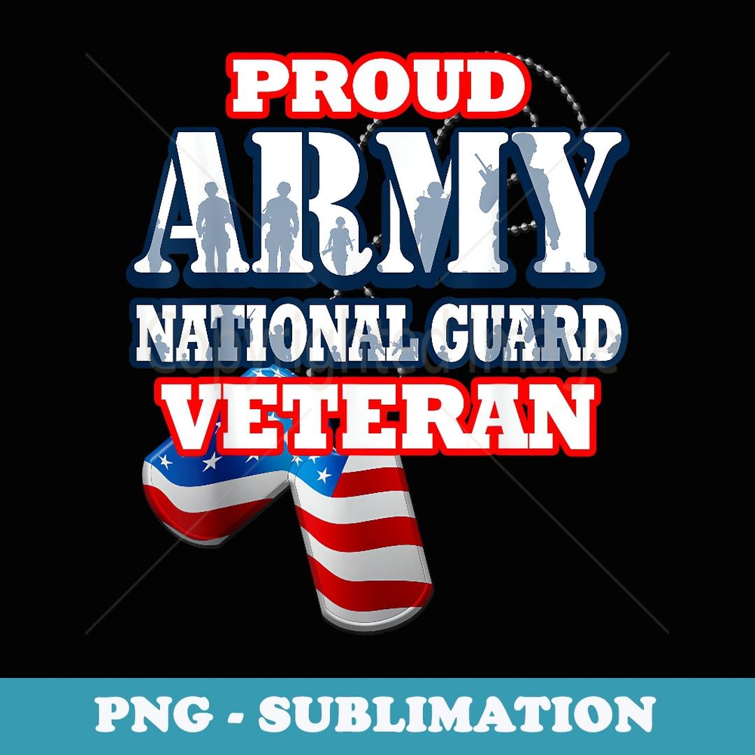 USA Proud Army National Guard Veteran - PNG Sublimation Digi | Inspire ...