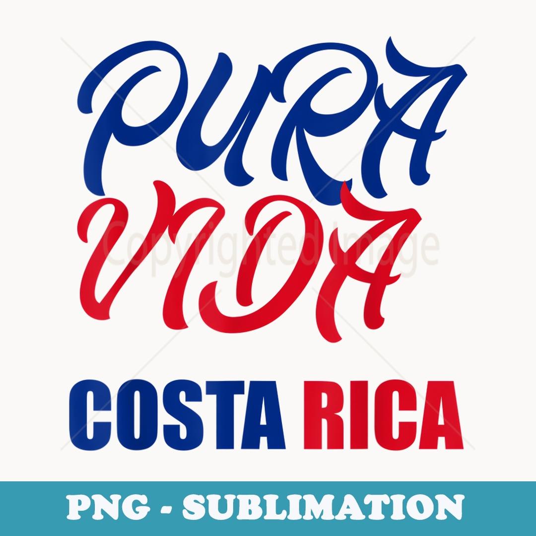 Pura Vida T Costa Rica - Aesthetic Sublimation Digital File | Inspire ...