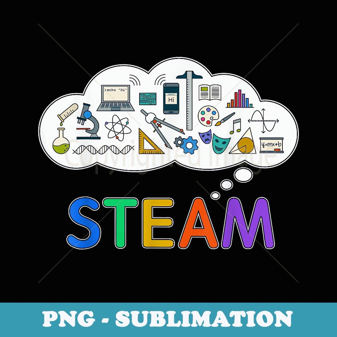 STEAM Teacher and Student Back to School STEM - PNG Sublimat | Inspire ...
