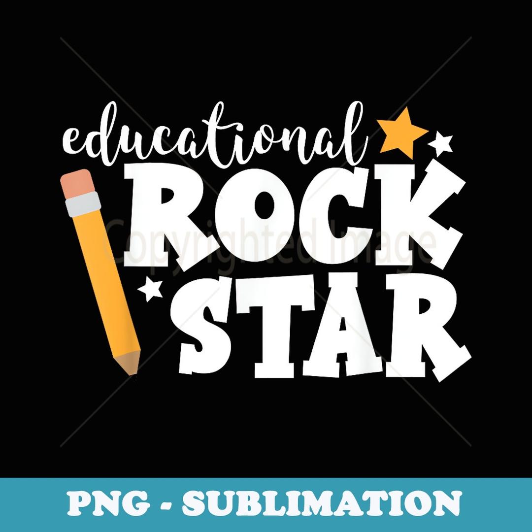 EDUCATIONAL ROCK STAR Rockstar Teacher Student School - Uniq | Inspire ...