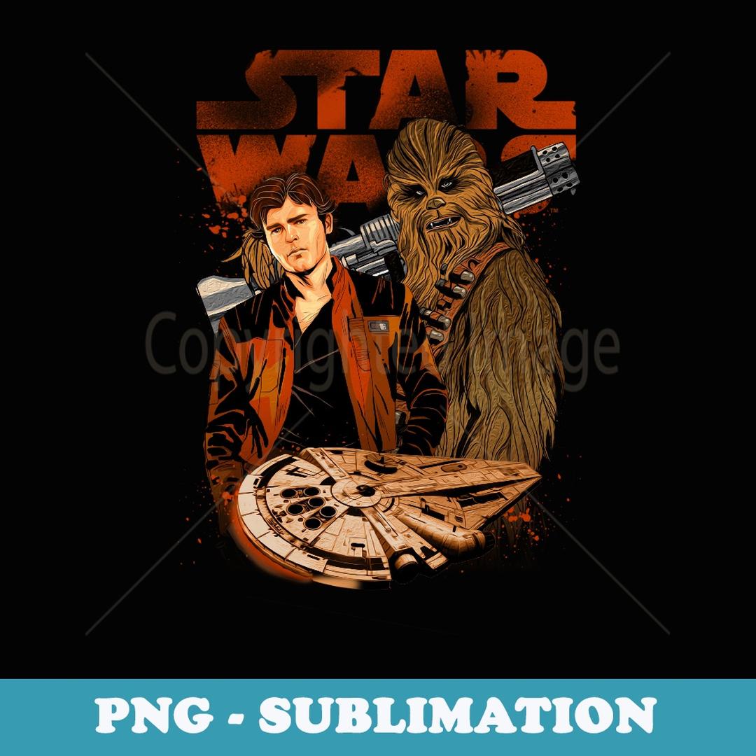 Star Wars Animated Han Solo and Chewbacca - Stylish Sublimat | Inspire ...