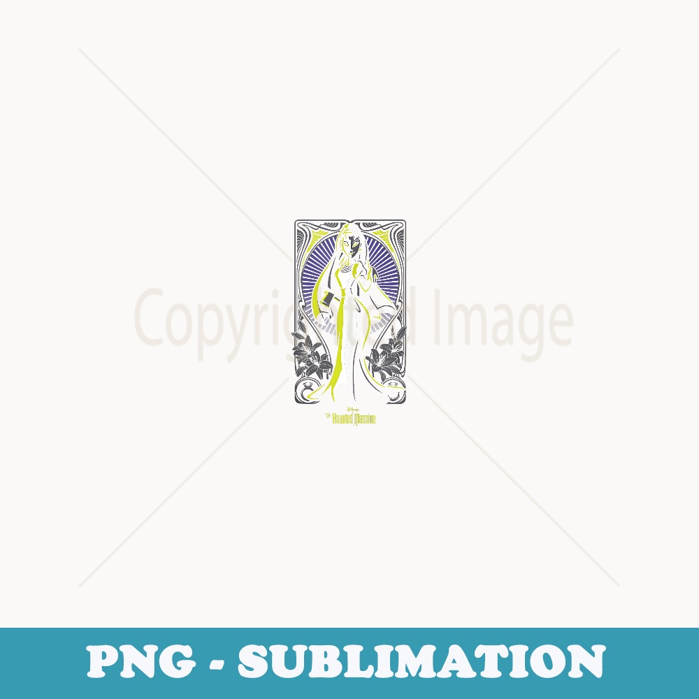 The Haunted Mansion Axe Wielding Bride Nouveau Portrait - Si | Inspire ...