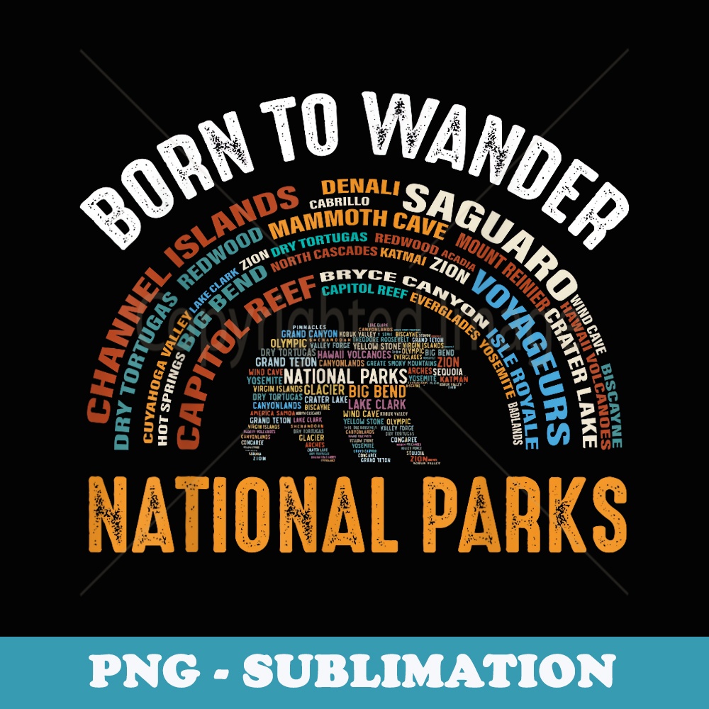 National Parks USA - Bear - Born To Wander National Parks | Inspire Uplift