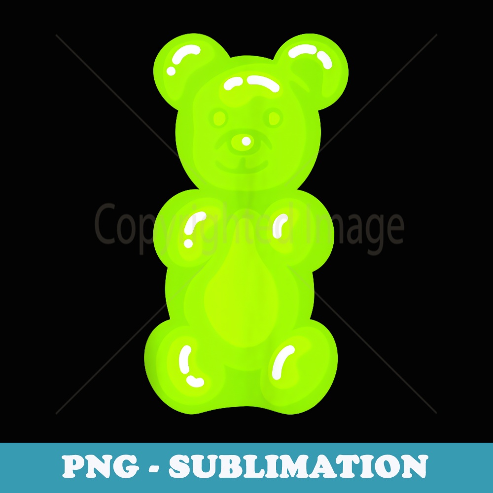 Bears Children Light Green Lovers Rubber Bear - Trendy Subli | Inspire ...