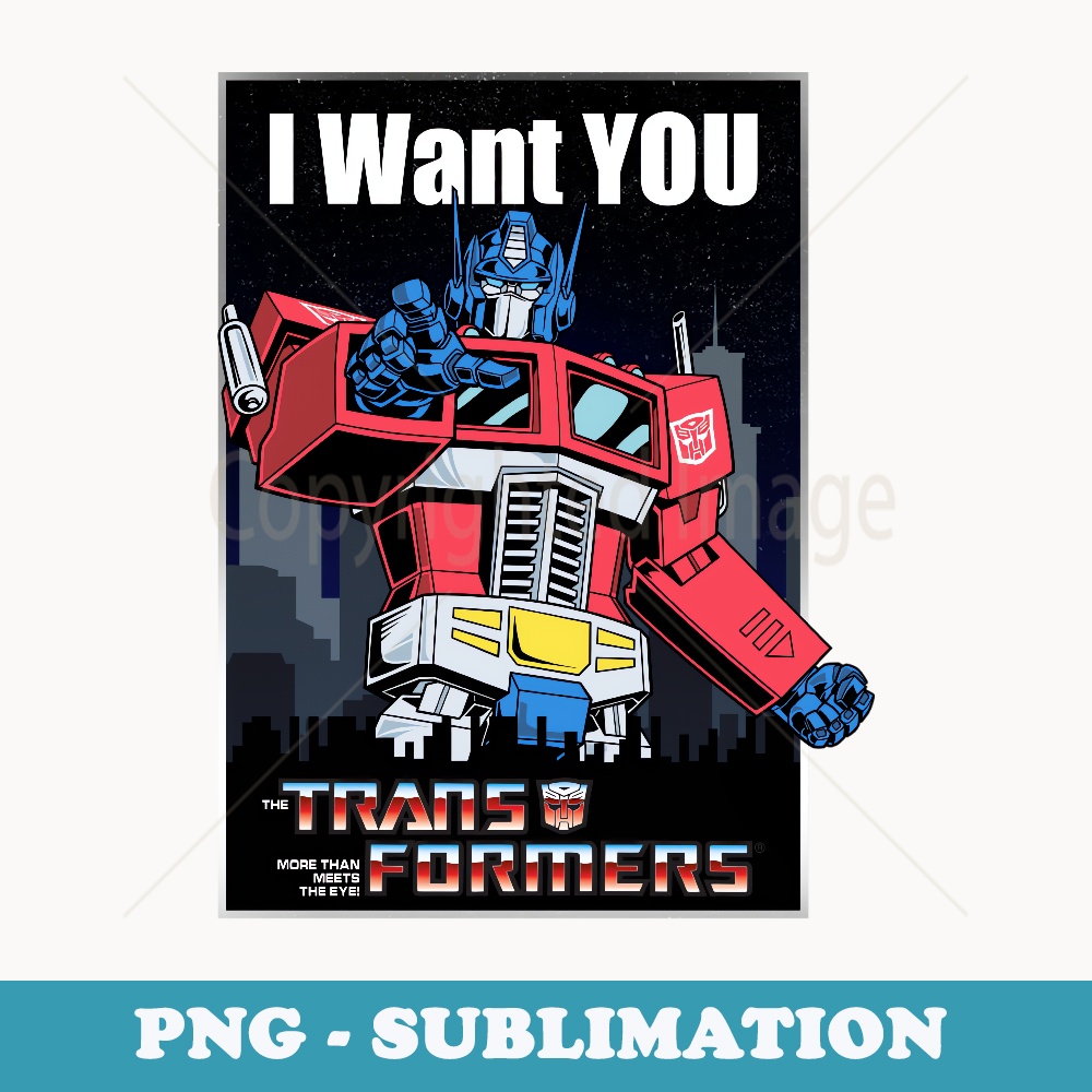 Transformers Optimus Prime I Want You Retro - Modern Sublima | Inspire ...