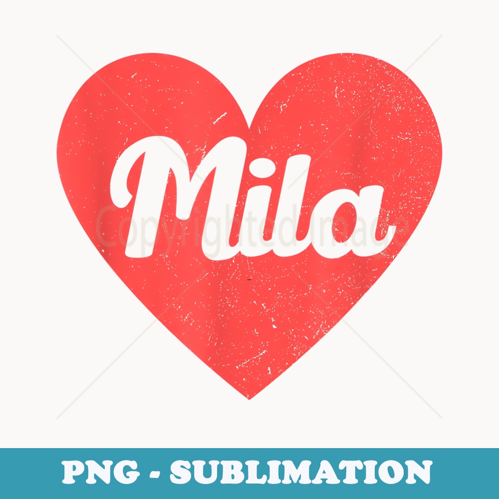 I Heart Mila - First Names And Hearts, I Love Mila | Inspire Uplift
