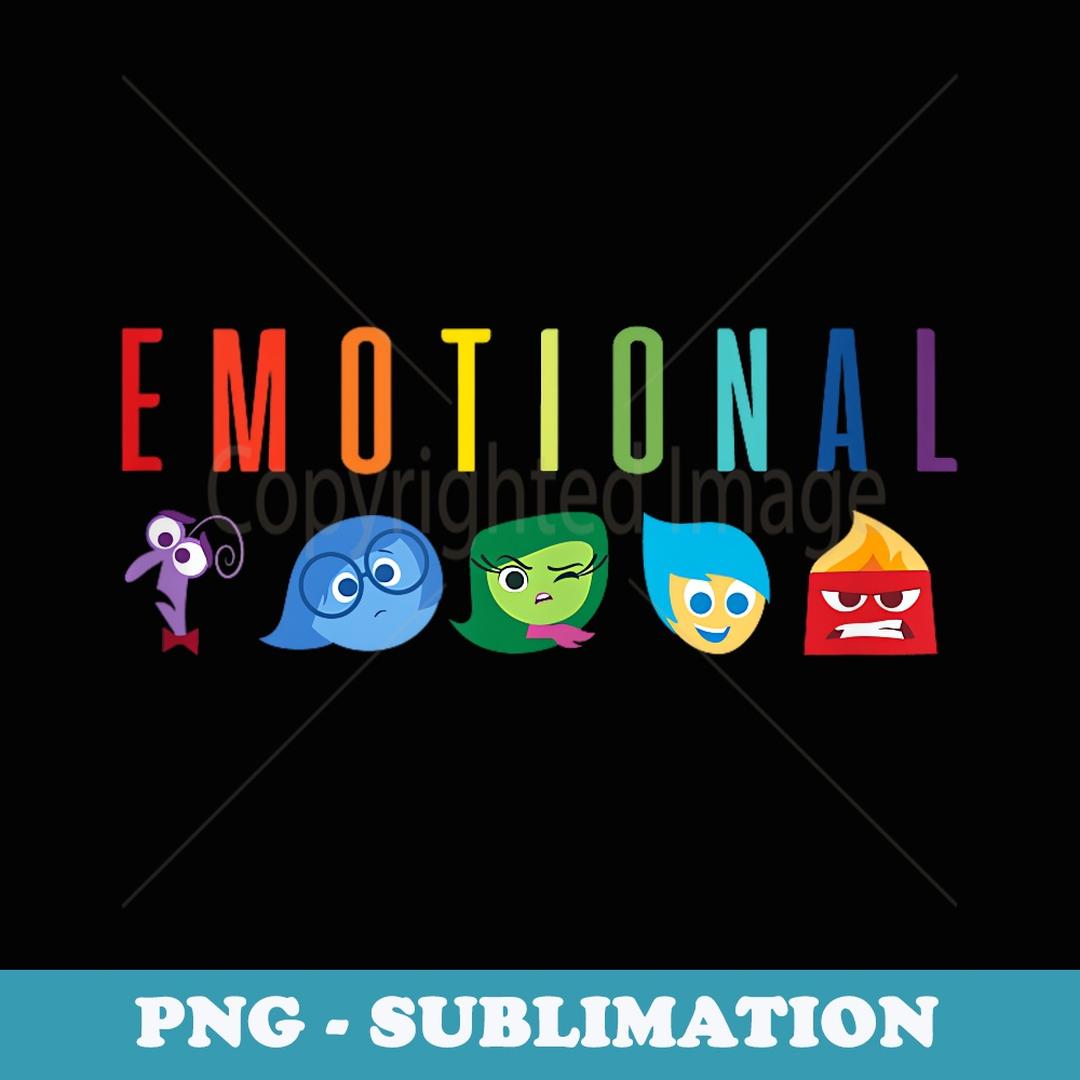 Disney Pixar Inside Out Emotional Rainbow - Sublimation Digi | Inspire ...