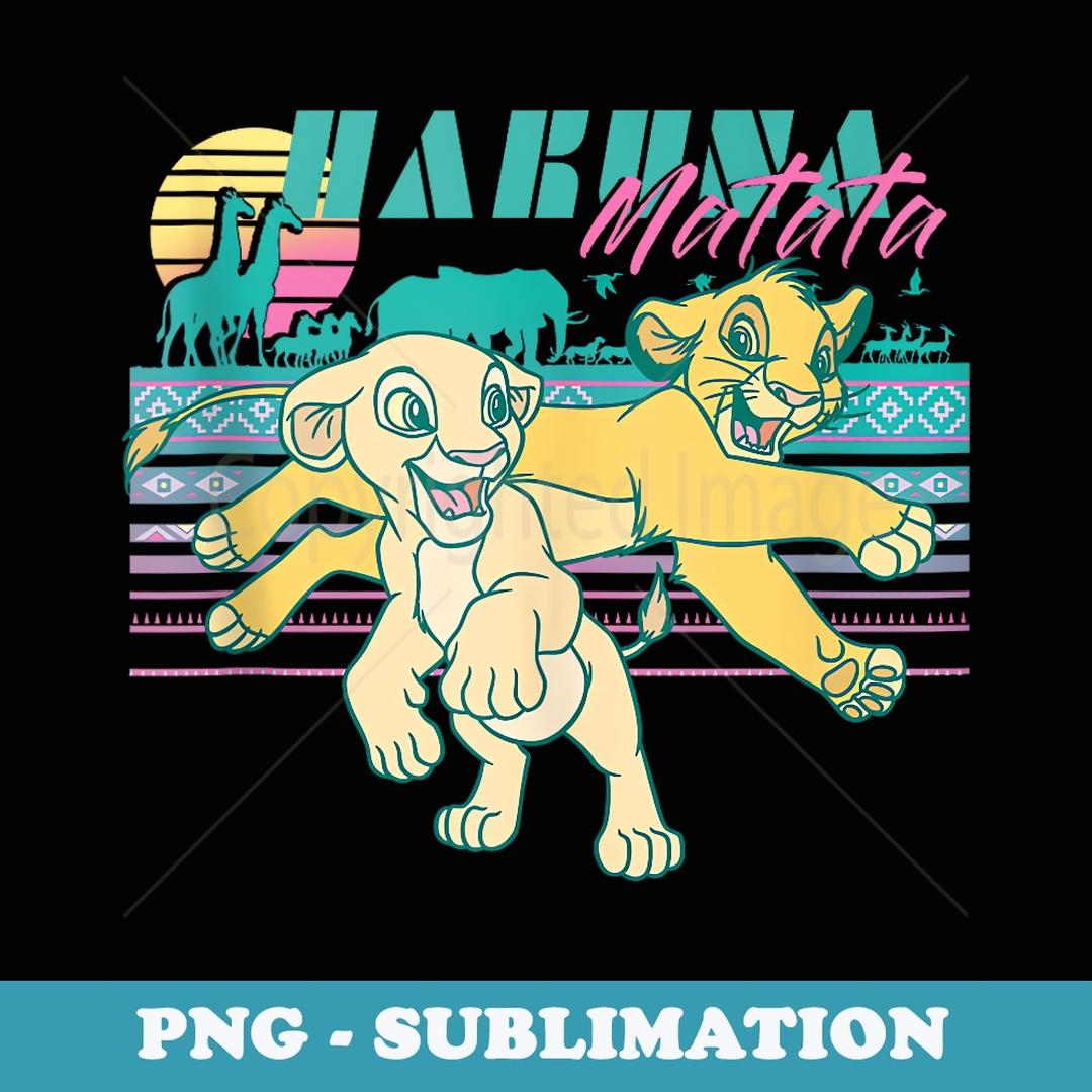 Disney Lion King Simba & Nala Retro Landscape Portrait - Tre | Inspire ...