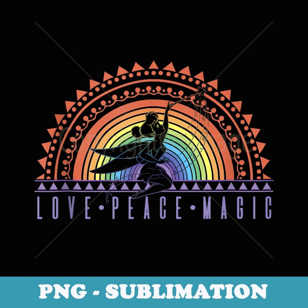 Disney Peter Pan Love Peace Magic Rainbow Tinker Bell - Spec | Inspire ...