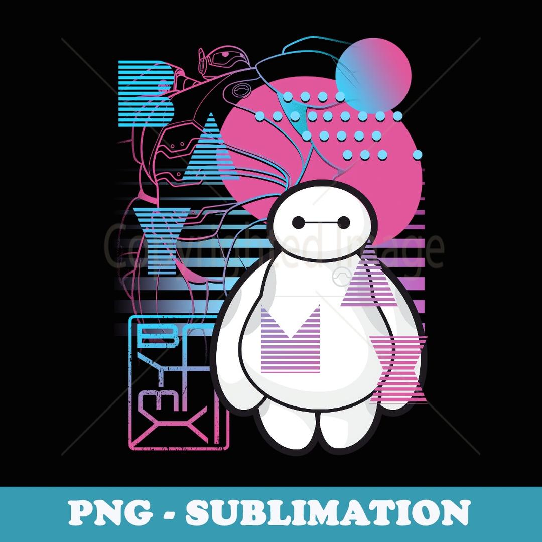 Disney Big Hero 6 Baymax Neon Blue Print Schematics - Sublim | Inspire ...
