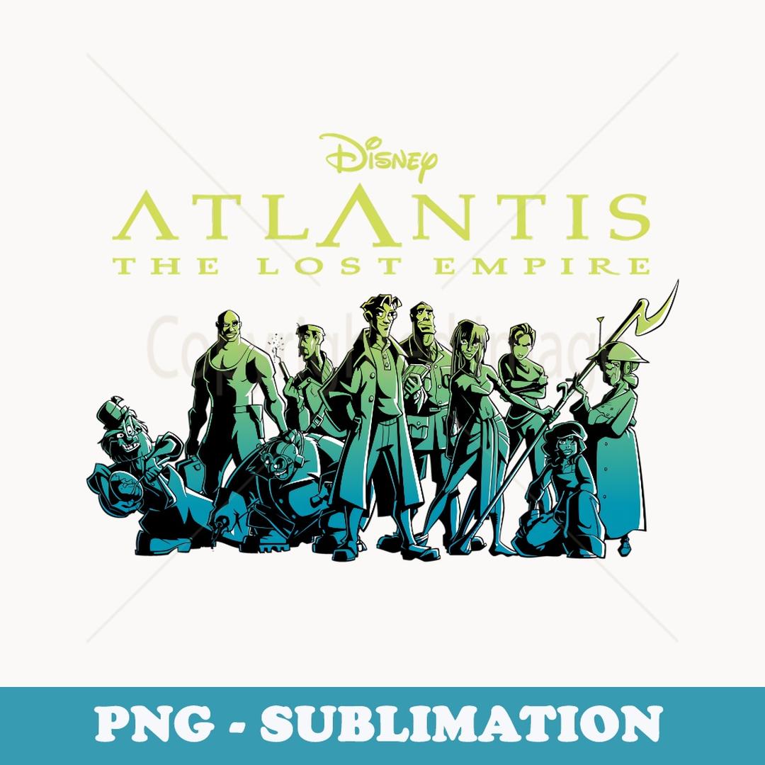 Disney Atlantis The Lost Empire Characters Gradient - Premiu | Inspire ...