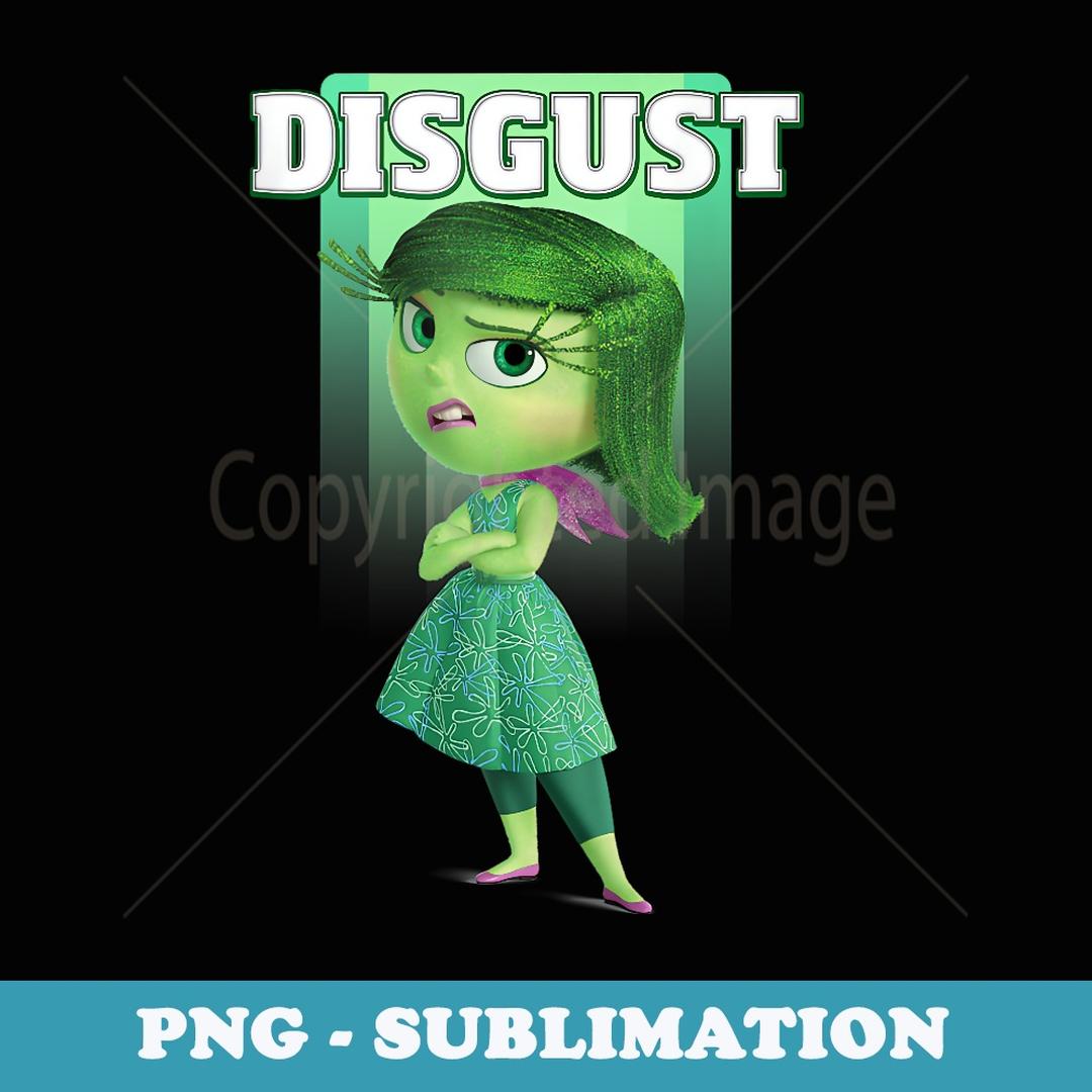 Disney Pixar Inside Out Disgust Green Retro Logo - Decorativ | Inspire ...