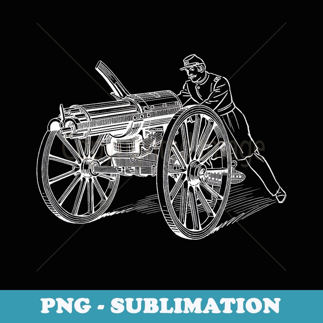 Civil American War -Vintage Gatling Machine Gun - High-Resol | Inspire ...