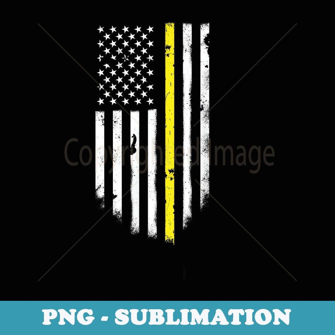 Thin Yellow Line American Flag Cool Flags Top - High-Resolut | Inspire ...