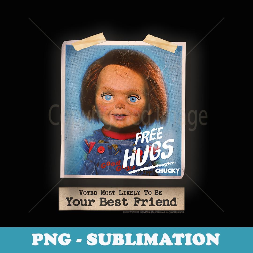 Chucky Free Hugs Vintage Style - Professional Sublimation Di | Inspire ...