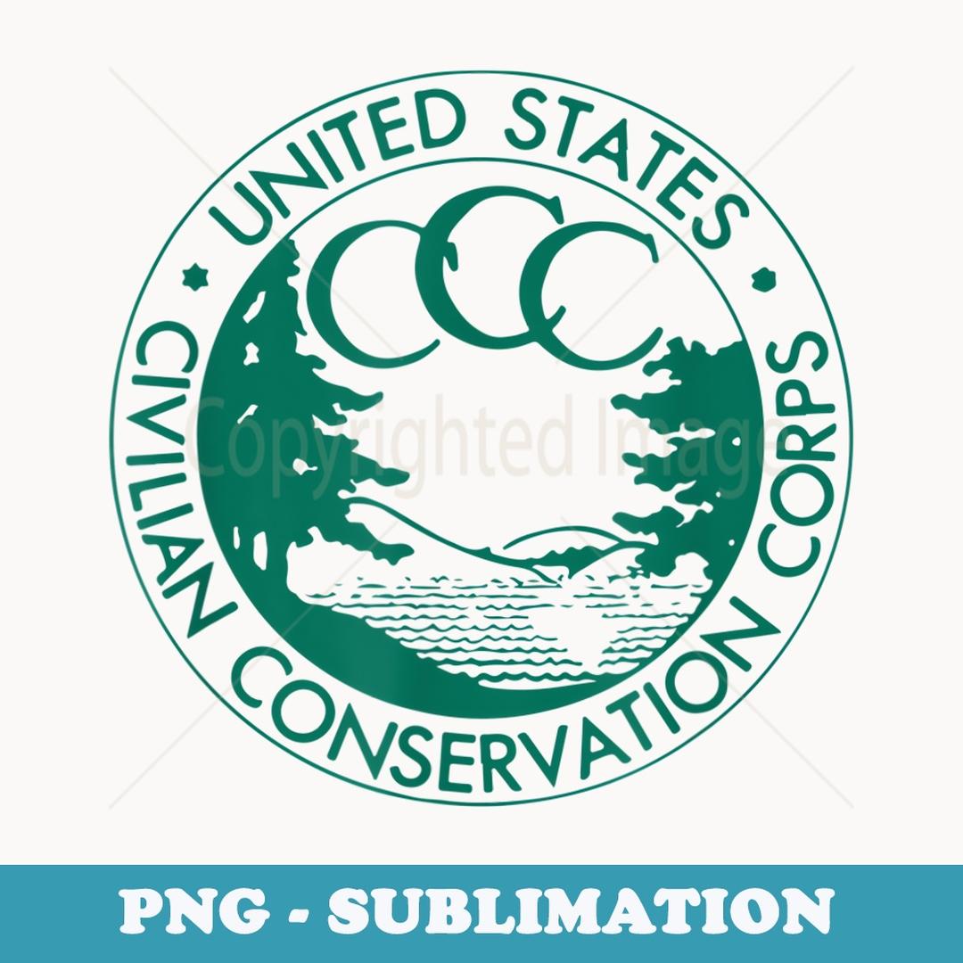 Civilian Conservation Corps CCC Logo Retro Distressed 1930s | Inspire ...