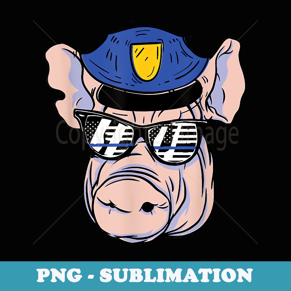 Police Officer Funny Fat Cop Pig Face Policeman Officer Cop | Inspire ...