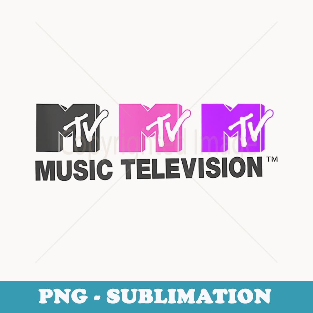 MTV Music Television Vintage 80's Black Pink & Purple Logos | Inspire ...