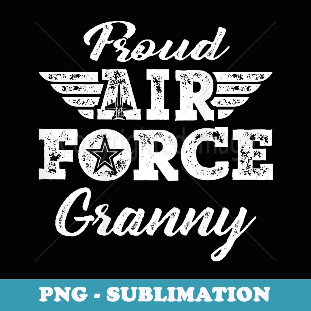 Proud US Air Force Granny Pride Military Family Grandma - De | Inspire ...
