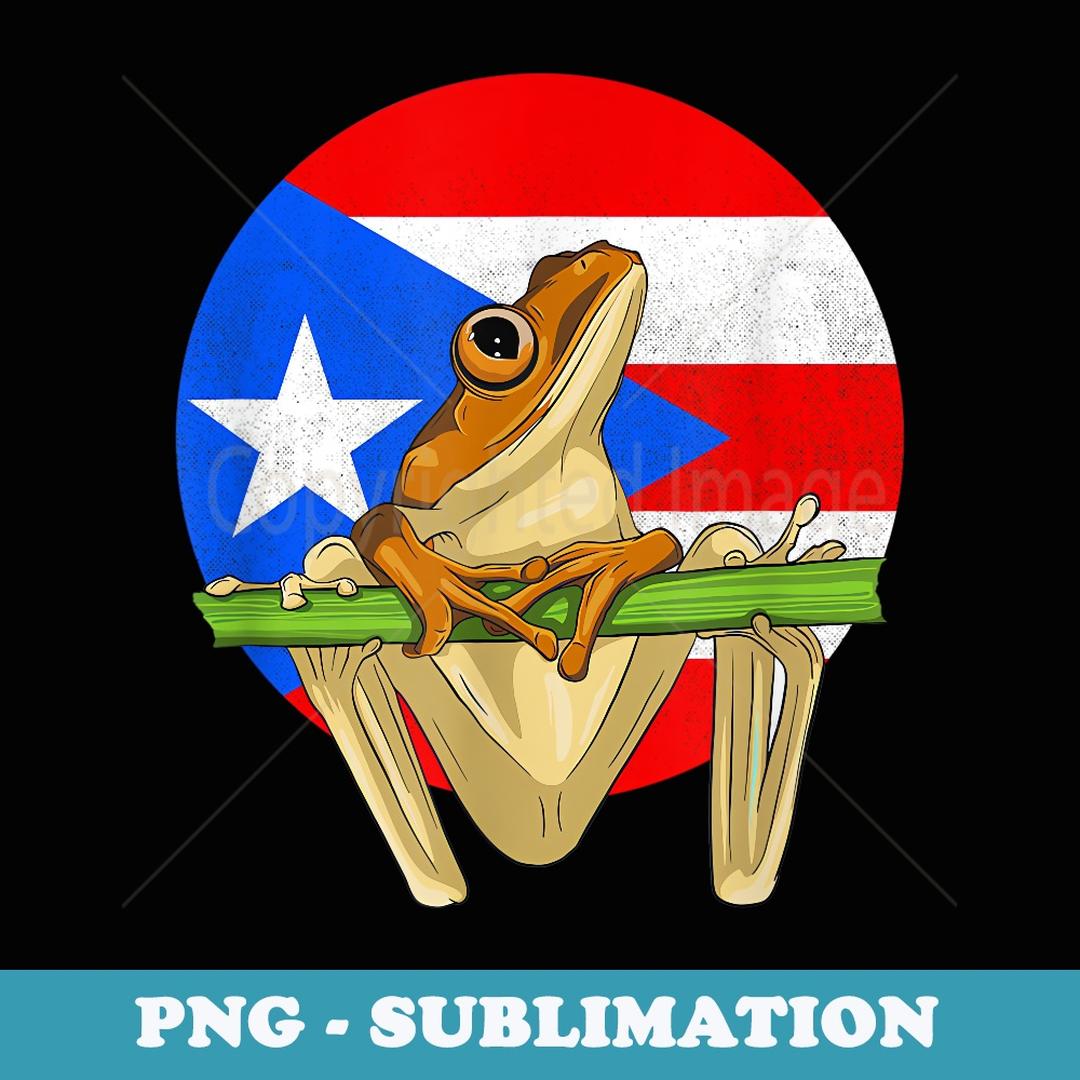 coqui taino frog, puerto rican flag taino - Premium Sublimat | Inspire ...