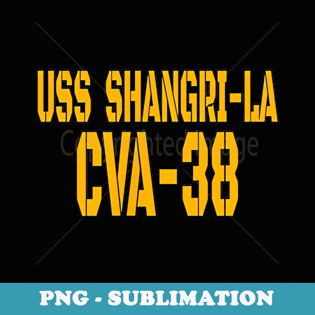 USS Shangri-La CVA-38 Aircraft Carrier Veterans Front&Back - | Inspire ...