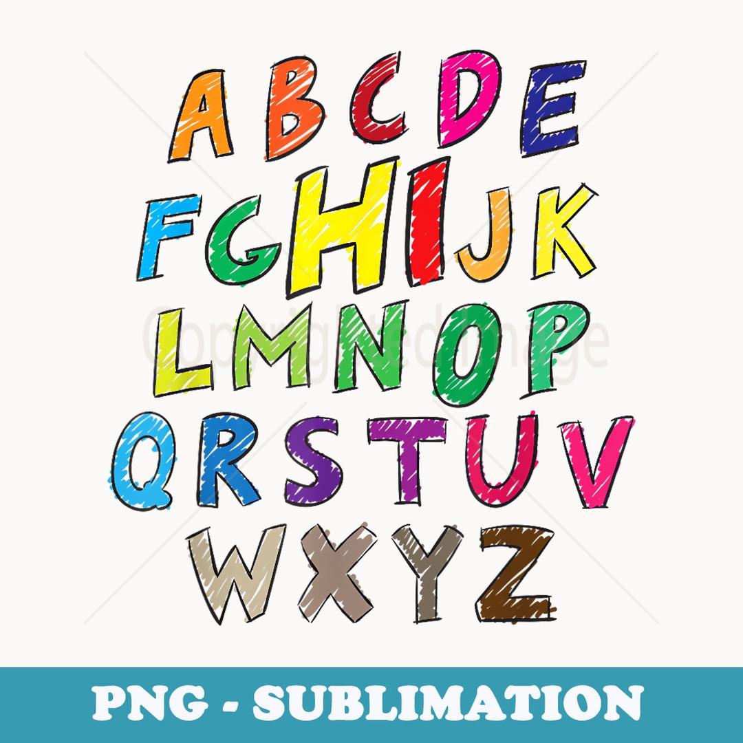 Hi Alphabet Back To School Letters Kid Teacher - Trendy Subl | Inspire ...