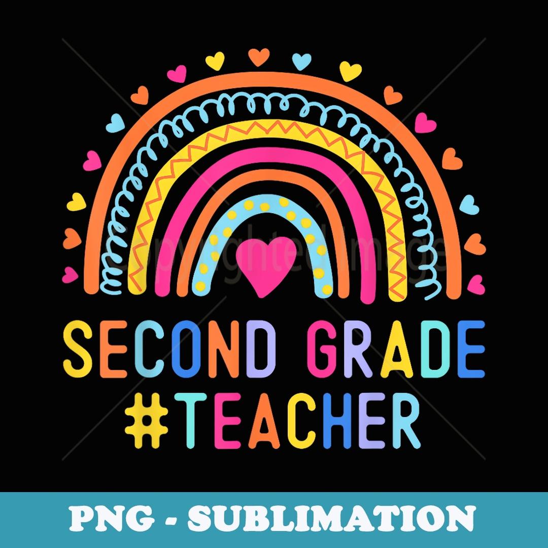 2nd Grade Rainbow Teacher Back To School First Day of School | Inspire ...