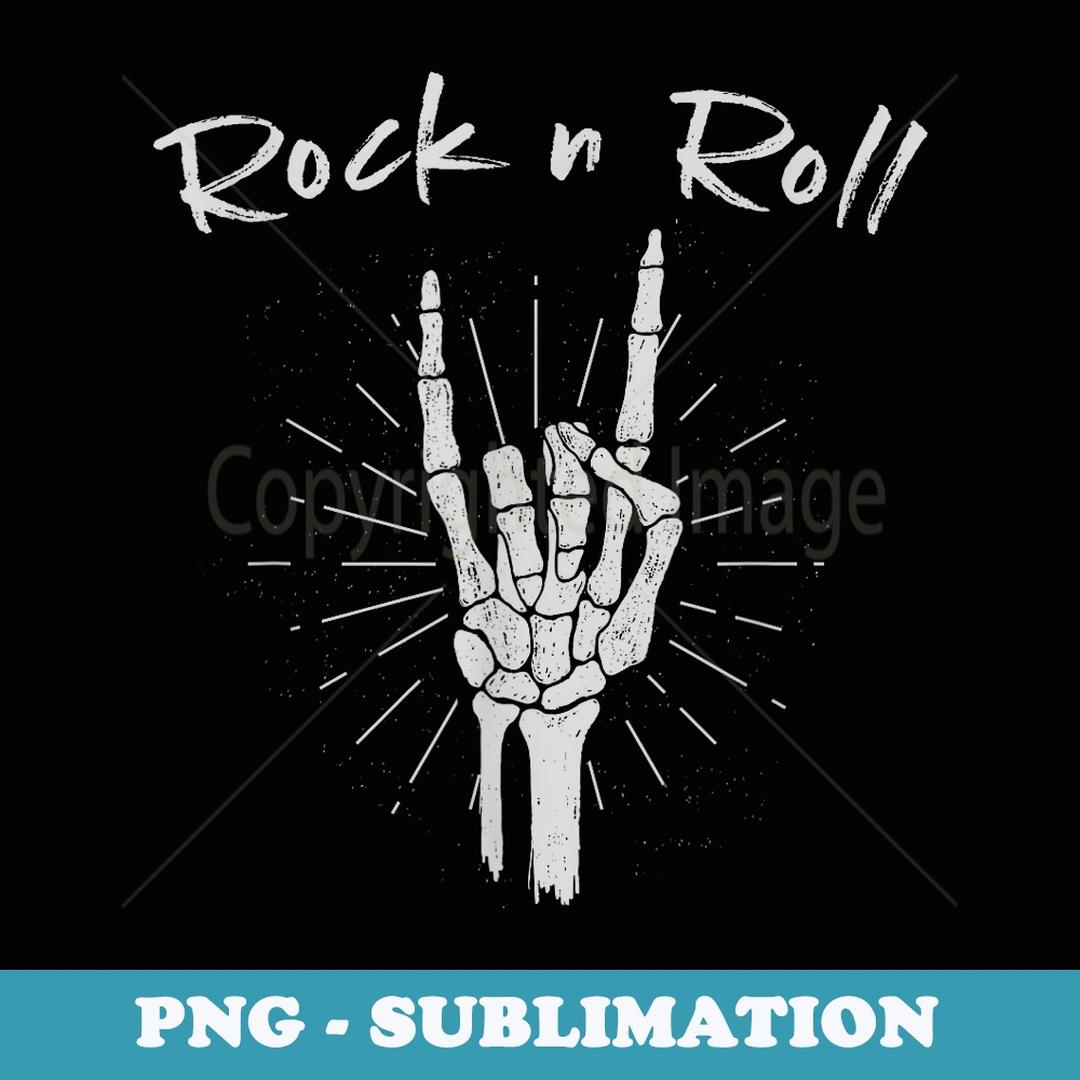 Rock n Roll Music Skeleton Devil Hand Horns - Artistic Subli | Inspire ...