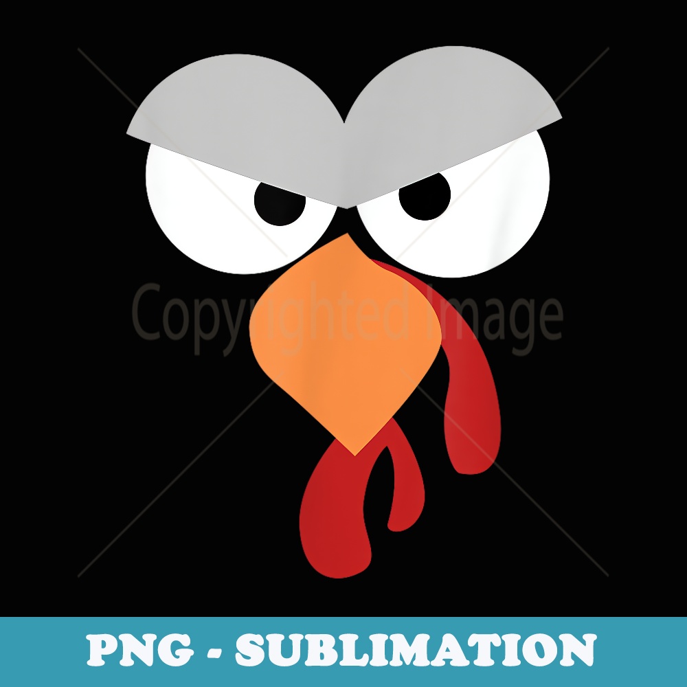 Funny Turkey Face for - Angry Thanksgiving Turkey | Inspire Uplift