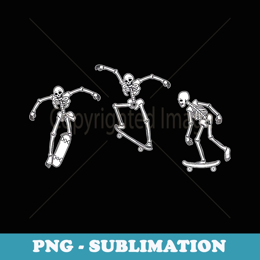 Skateboarding Skeletons Skeleton Skater Halloween Skate - In | Inspire ...