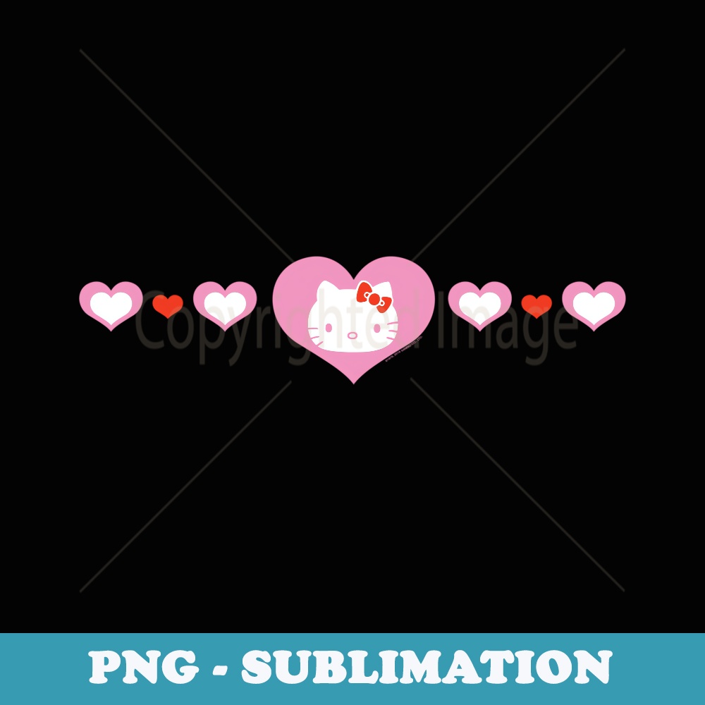 Hello Kitty Hearts - Exclusive Sublimation Digital File | Inspire Uplift