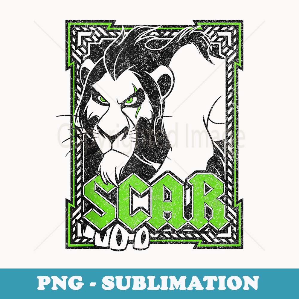 Disney The Lion King Scar - Trendy Sublimation Digital Downl | Inspire ...