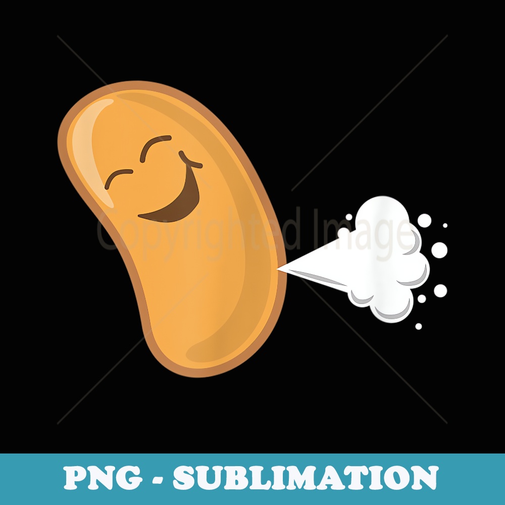 Farting Baked Bean Cartoon Cute Fart - Premium PNG Sublimati | Inspire ...