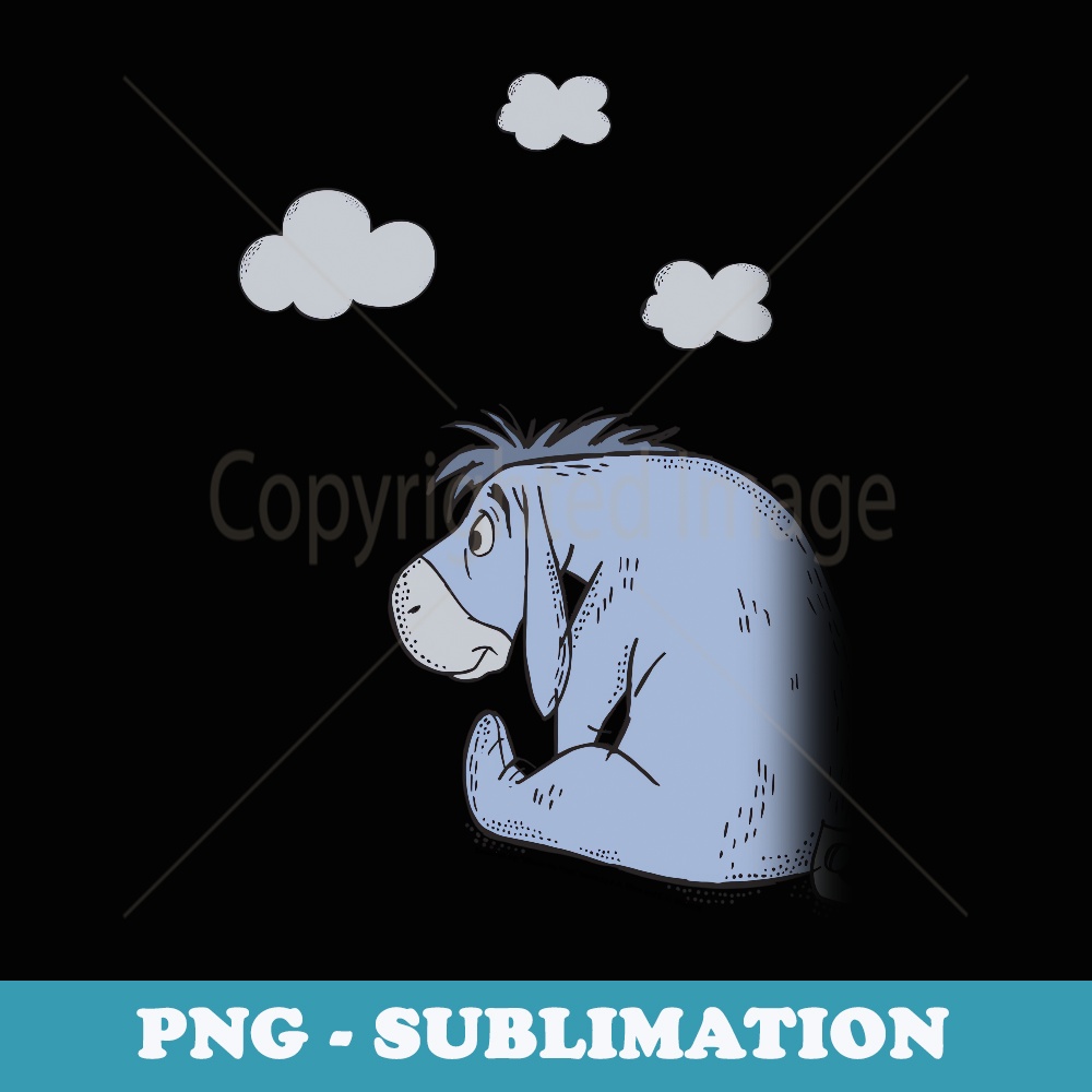 Disney Winnie The Pooh Eeyore In The Clouds - PNG Transparen | Inspire ...