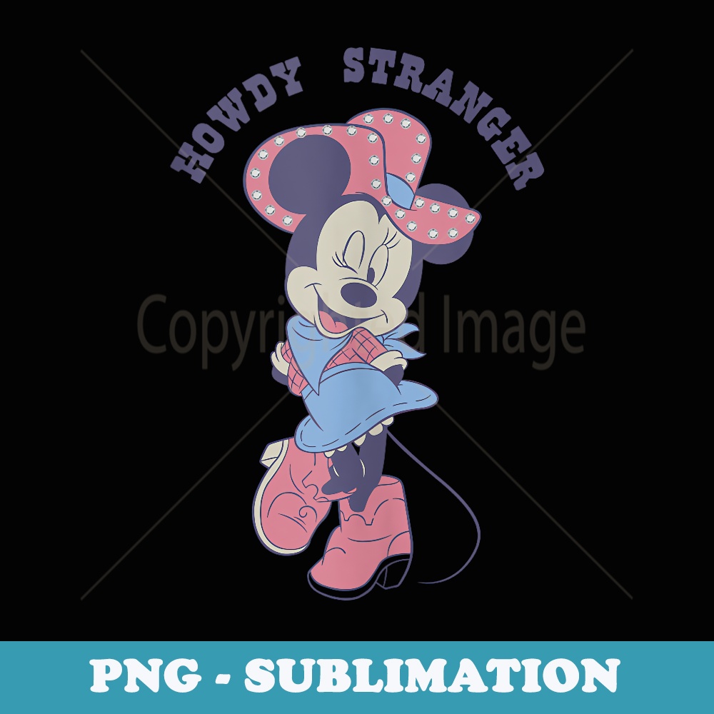 Disney Minnie Mouse Sassy Cowgirl Howdy Stranger Wink Logo - | Inspire ...