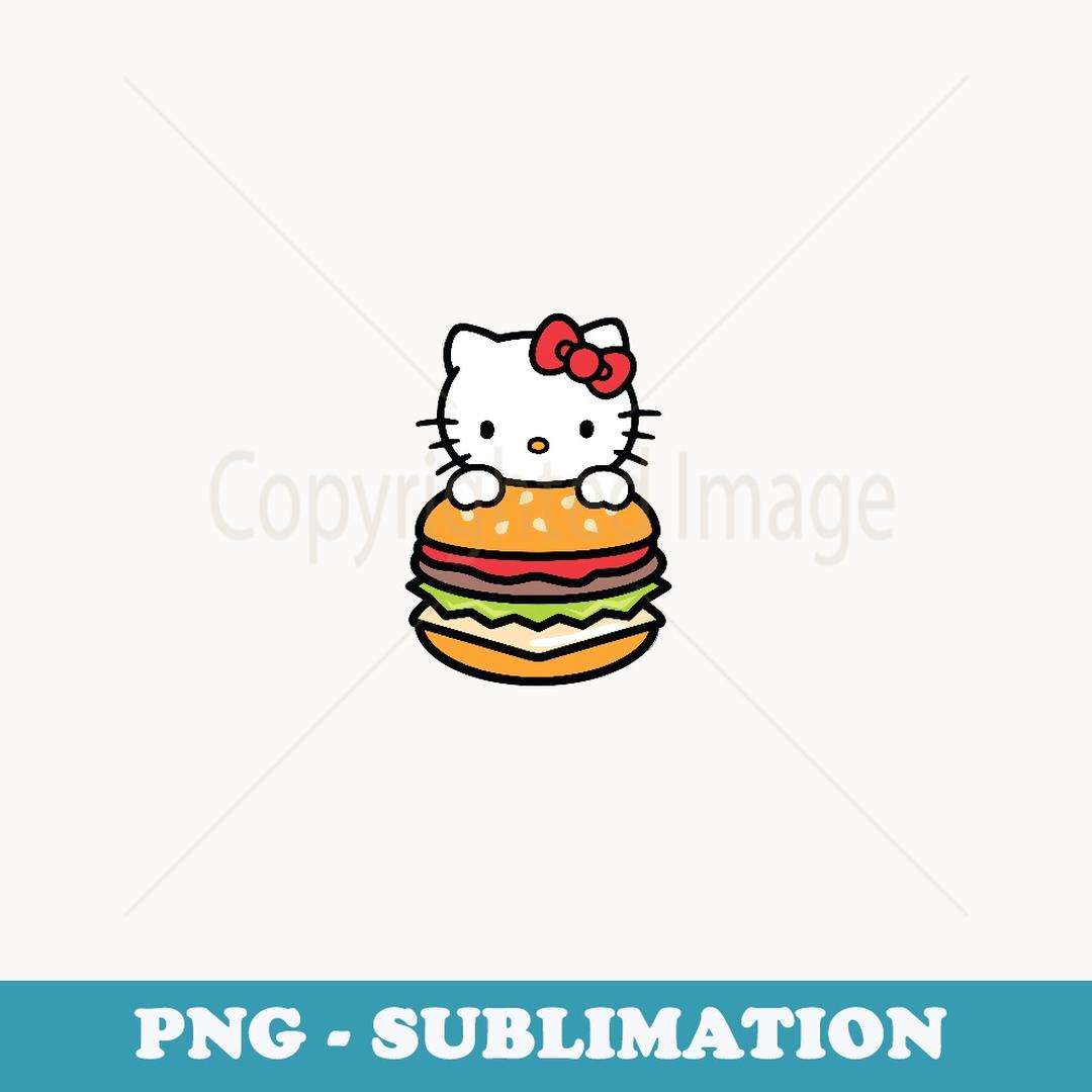 Hello Kitty Burger - Exclusive Sublimation Digital File | Inspire Uplift