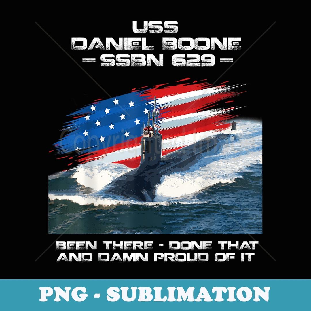 USS Daniel Boone SSBN-629 American Flag Submarine Veteran - | Inspire ...