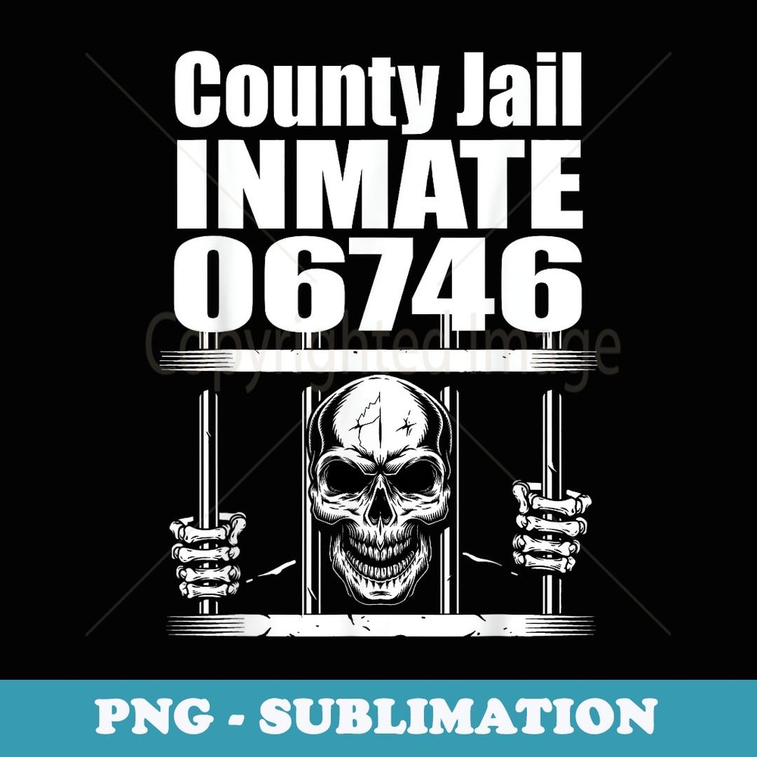 Halloween County Jail Inmate Skeleton Prisoner Costume - Dec | Inspire ...