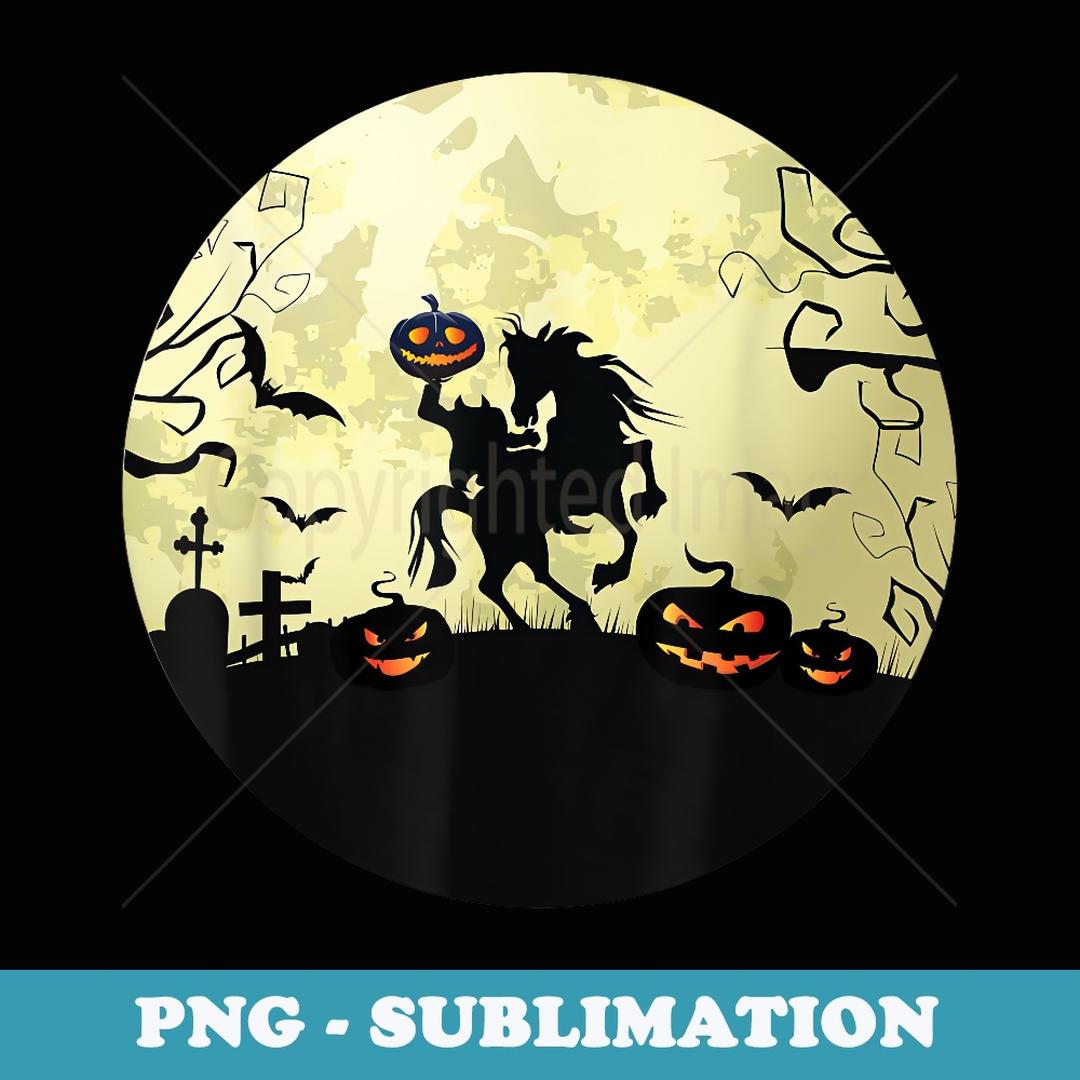 horse halloween headless horseman Pumpkin and moon - Elegant | Inspire ...