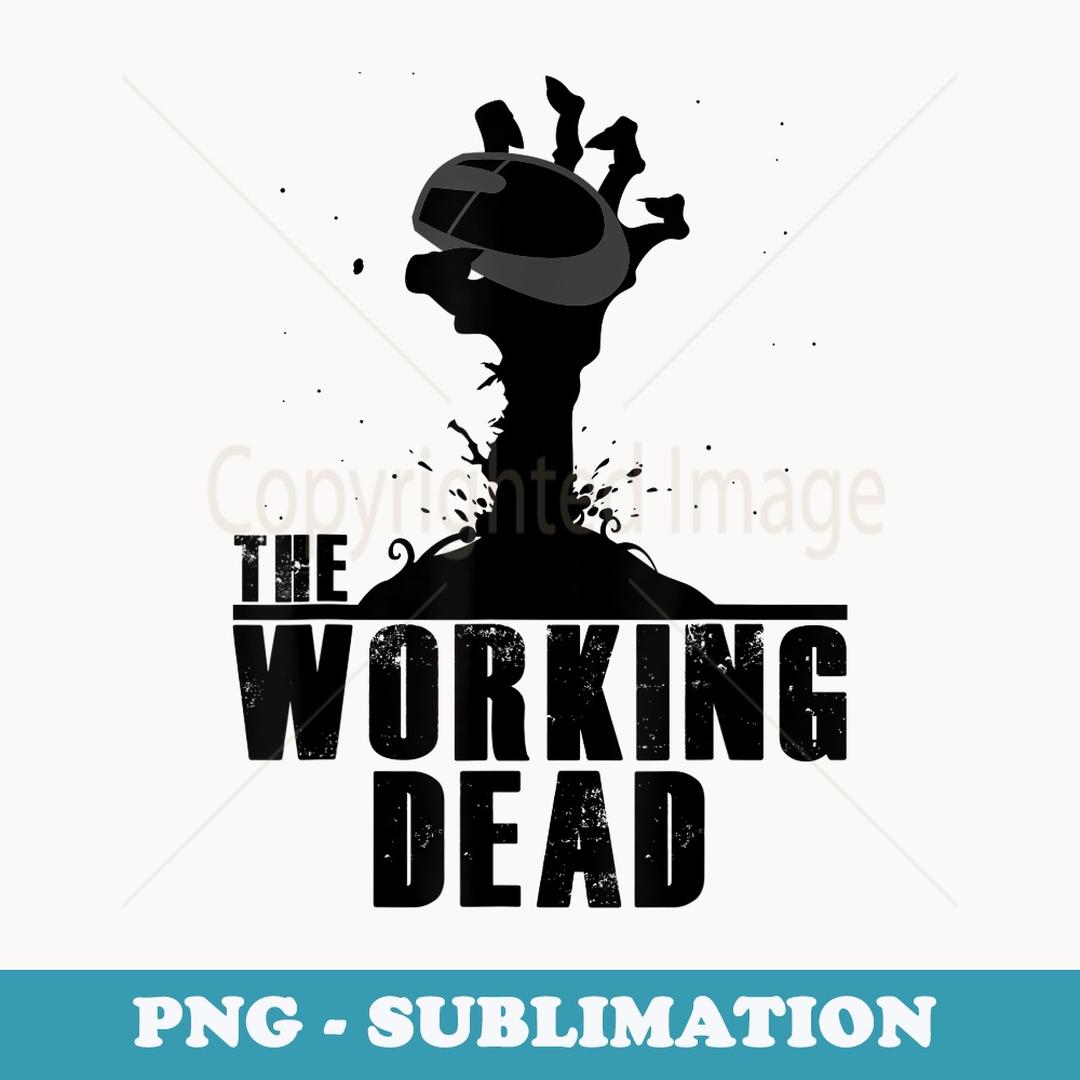 Funny Halloween - Zombie - The working dead | Inspire Uplift
