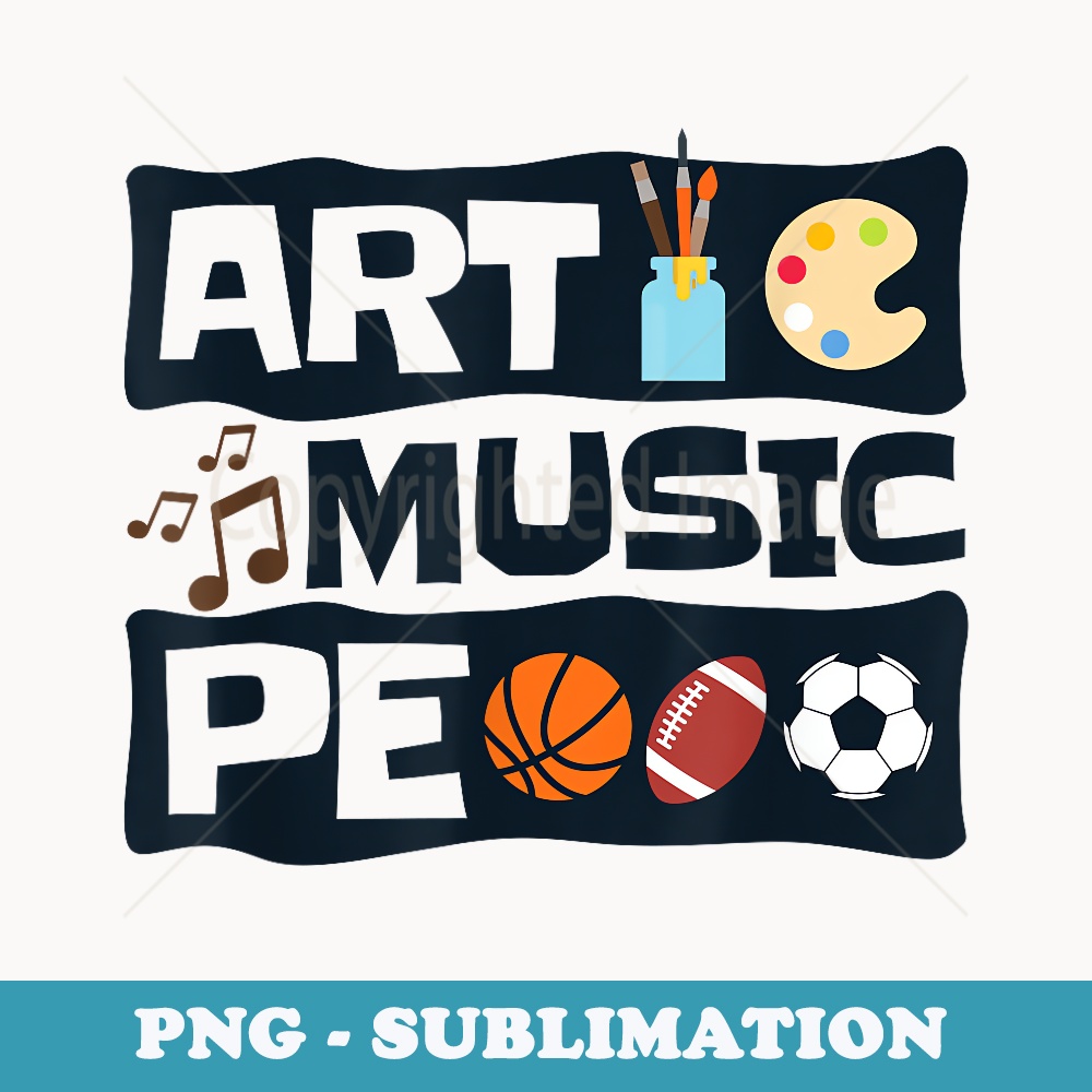 Art Music PE Back to School Subjects Design - High-Resolutio | Inspire ...