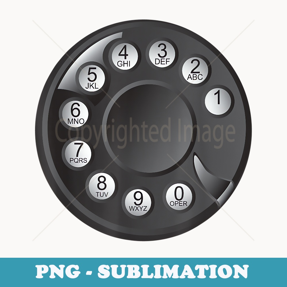 Rotary Phone Halloween Costume Vintage Dial Telephone - PNG | Inspire ...
