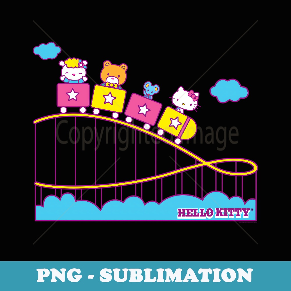Hello Kitty Friends Roller Coaster - Trendy Sublimation Digi | Inspire ...