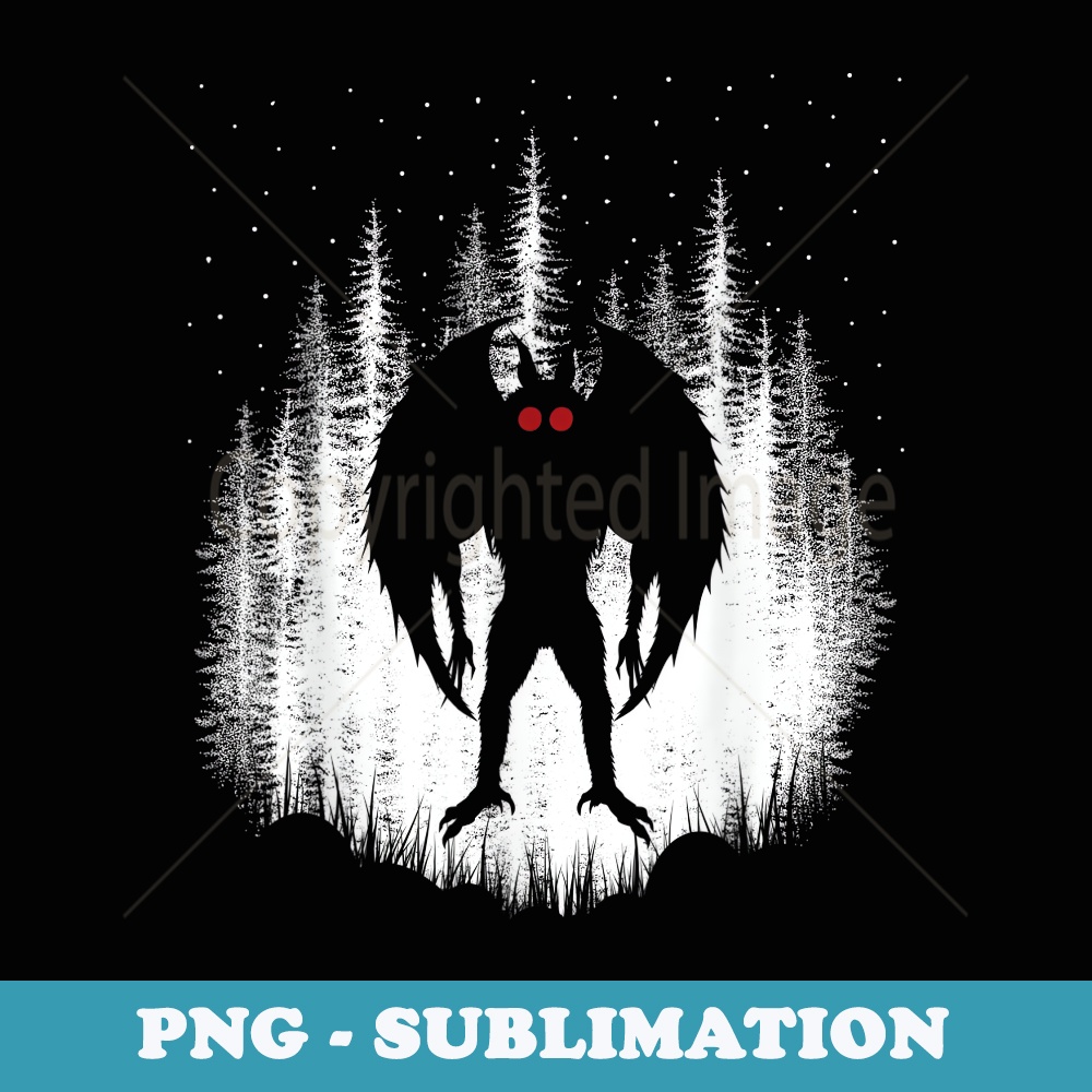 Mothman Folklore Cryptid And Mothman - Exclusive Sublimation | Inspire ...