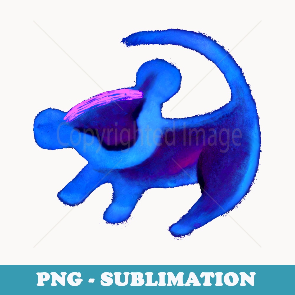 Disney The Lion King Simba Cave Painting Blue Hue - Unique S | Inspire ...