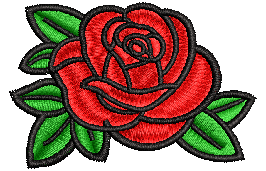 Rose Embroidery Design - INSTANT DOWNLOAD2 | Inspire Uplift